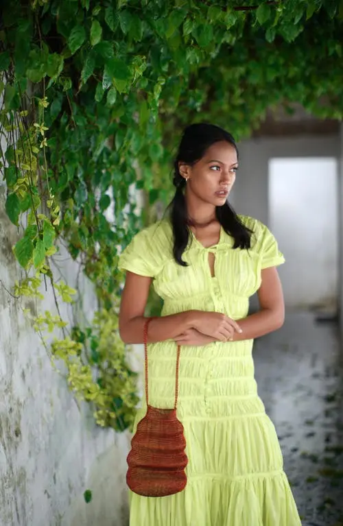 BRUNNA.CO The Shell Handwoven Wire Bag