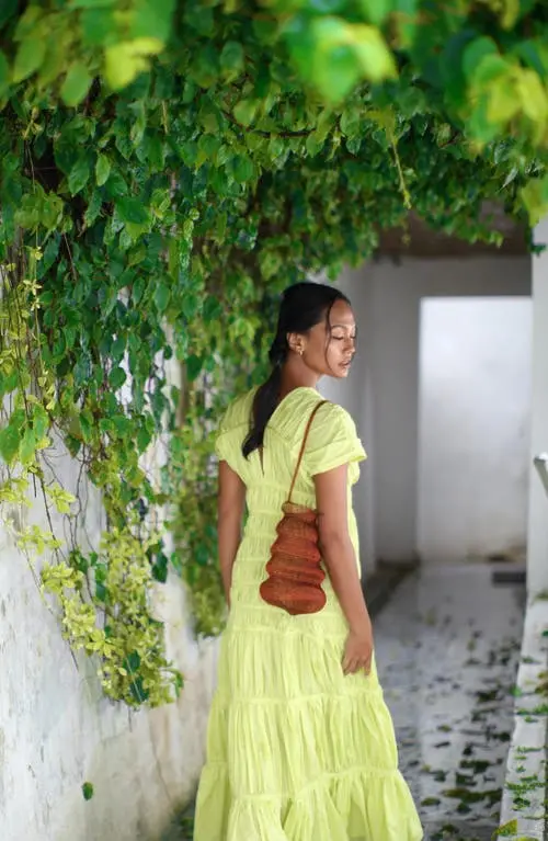 BRUNNA.CO The Shell Handwoven Wire Bag