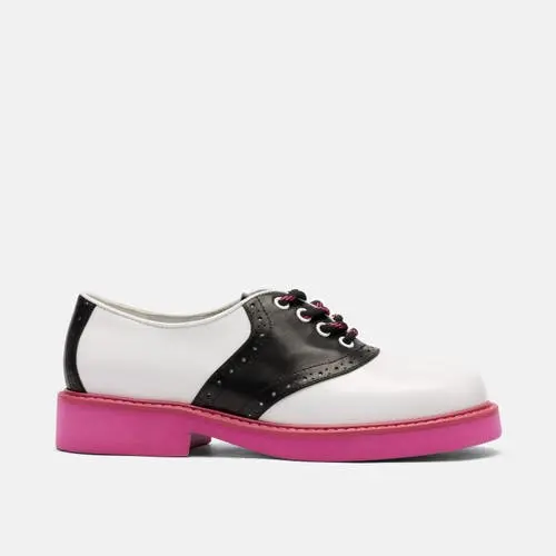 MARC NOLAN Demi Calf Leather Lug Oxfords