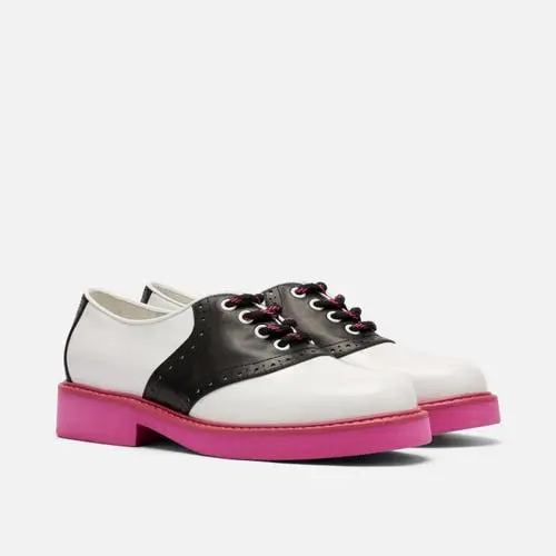 MARC NOLAN Demi Calf Leather Lug Oxfords
