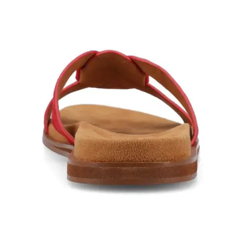 BIRDIES The Sunbird Suede Sandals - Red Suede
