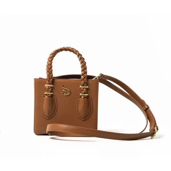 MÈSAN Boxy Tote - Brown
