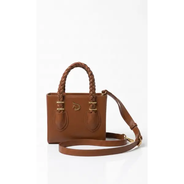 MÈSAN Boxy Tote - Brown
