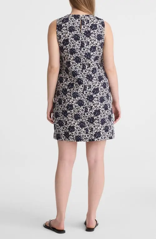 Madewell Sleeveless Mini Shift Dress - Oat