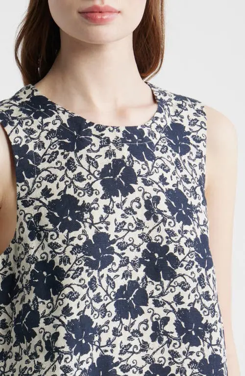 Madewell Sleeveless Mini Shift Dress - Oat