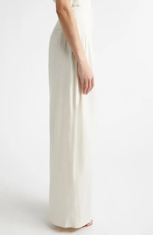 Lela Rose High-waist Wide-leg Pants