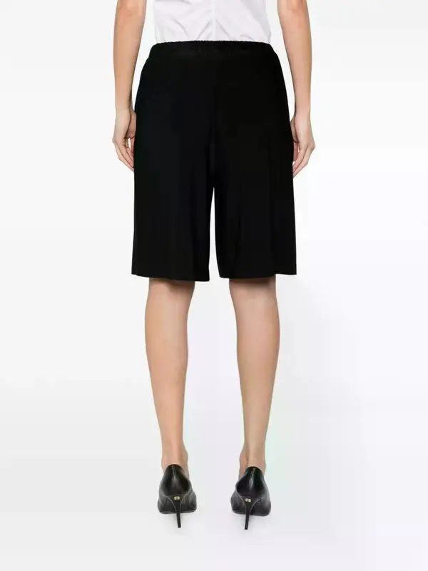 Norma Kamali Pleated Bermuda Shorts