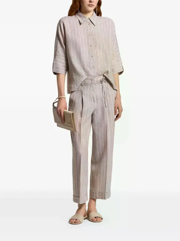 Peserico Striped Buttoned Shirt