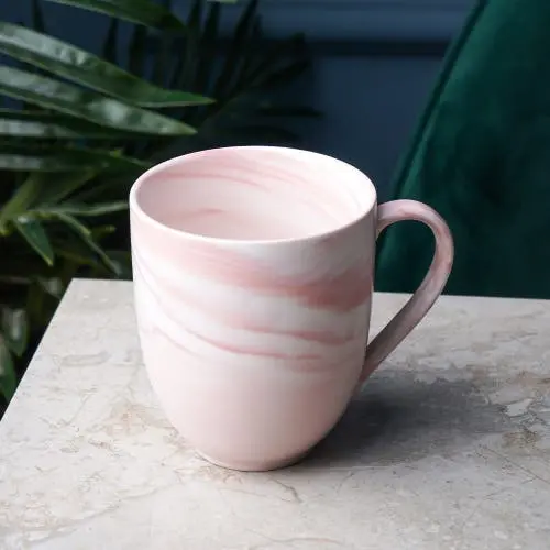 STONE + LAIN Brighton Porcelain 4-piece Mug Set - Pink