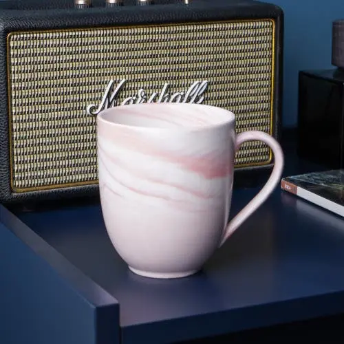 STONE + LAIN Brighton Porcelain 4-piece Mug Set - Pink
