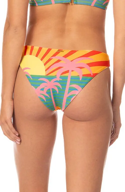 MAAJI Jungle Sway Flirt Reversible Bikini Bottoms - Open Yellow