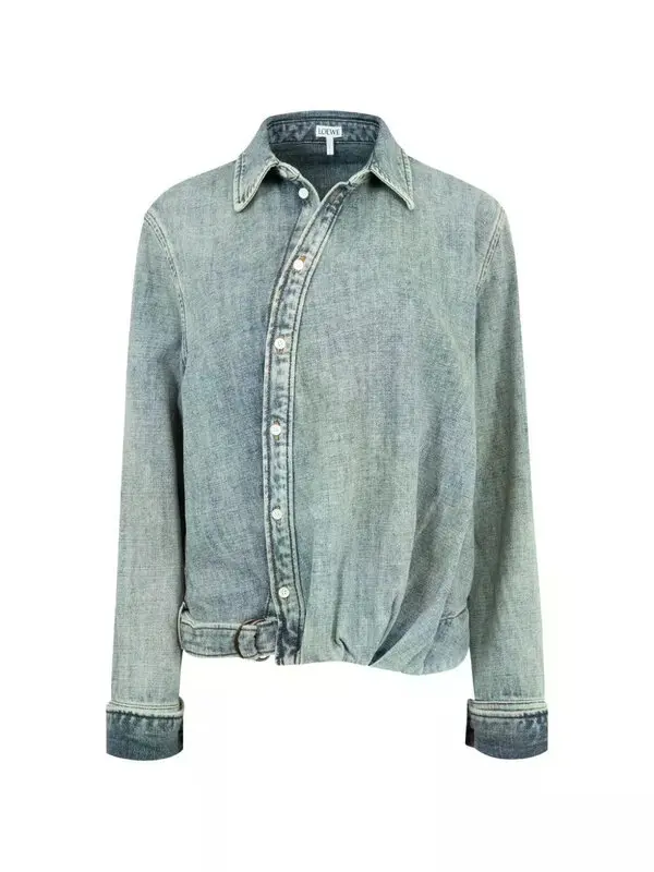 Loewe Draped Denim Shirt