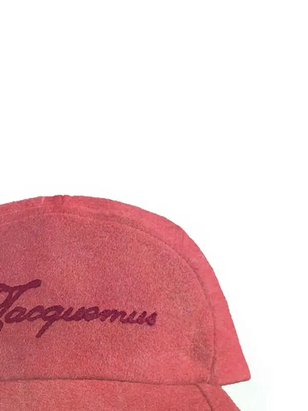 Jacquemus La Casquette Logo-embroidered Baseball Cap - Red