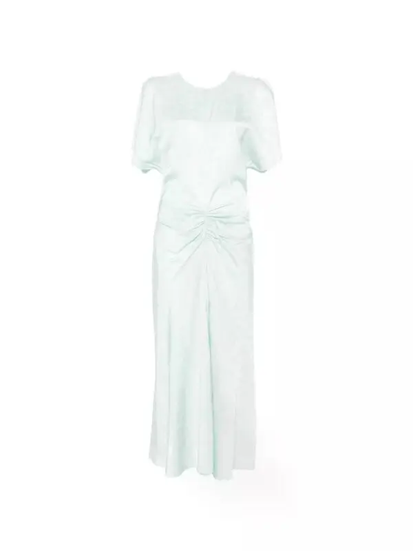Victoria Beckham Floral-pattern Midi Dress - Green