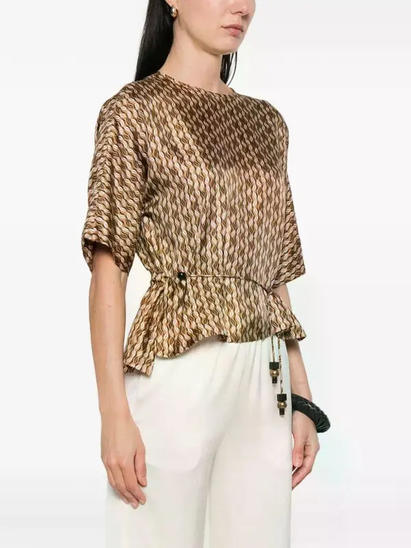 Max Mara Printed Blouse