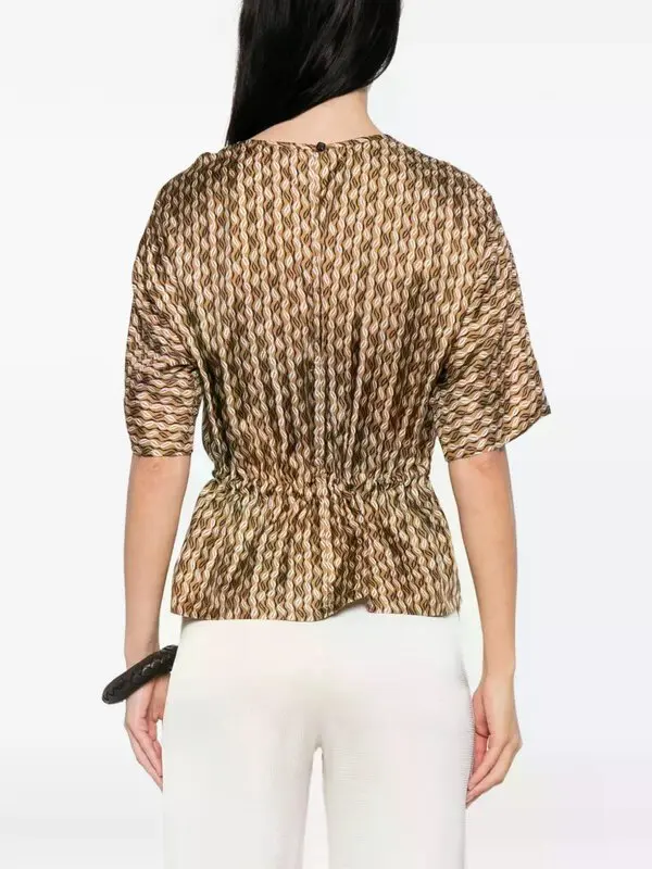 Max Mara Printed Blouse