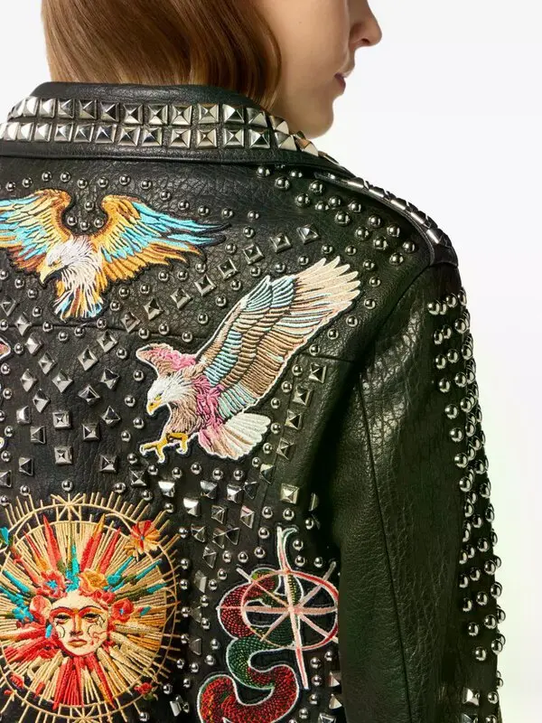 Philipp Plein Studded Embroidered Jacket