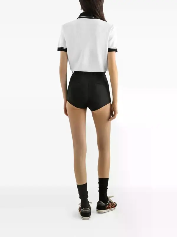 Dolce & Gabbana Embroidered Logo Polo Top - White