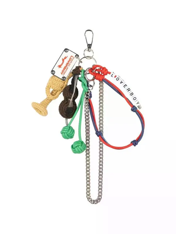 CHARLES JEFFREY Character Crochet Bag Charm - Green
