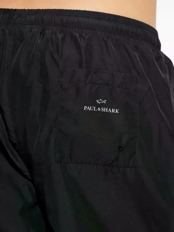 Paul & Shark Drawstring Swim Shorts - Black