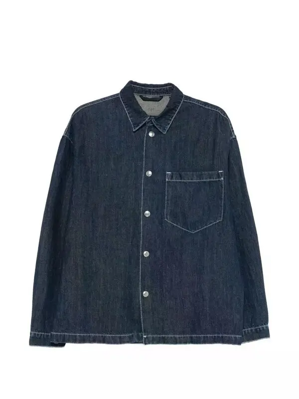 7 For All Mankind Patch-pocket Overshirt - Blue