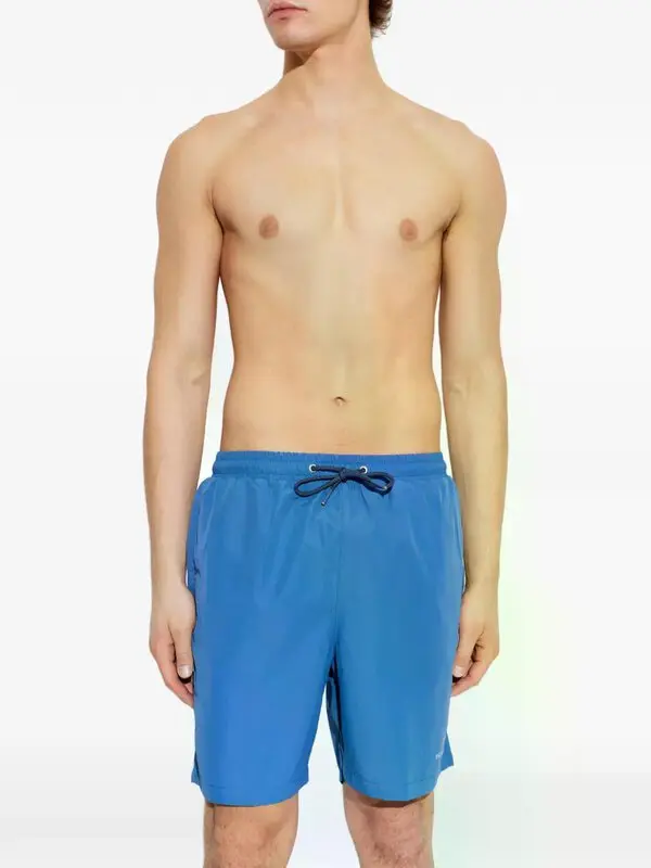 Paul & Shark Drawstring Swim Shorts - Blue