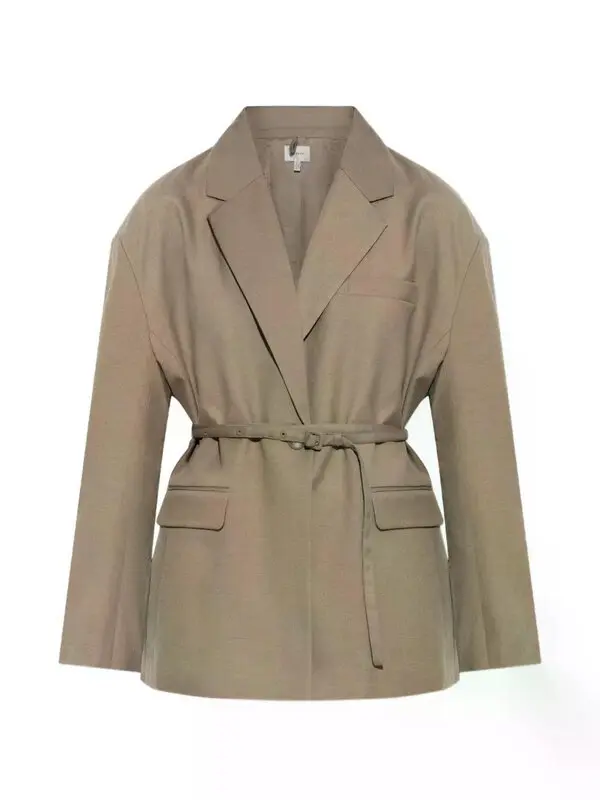 GESTUZ Belted Single-breasted Blazer
