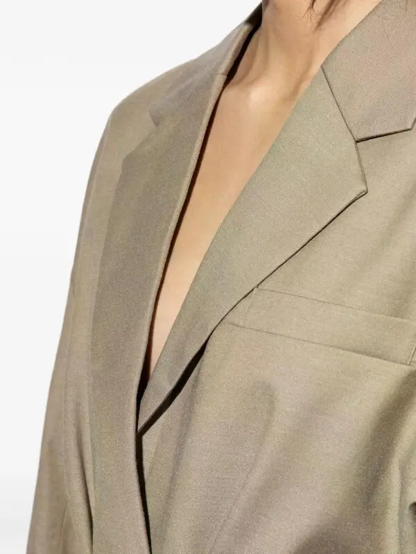 GESTUZ Belted Single-breasted Blazer