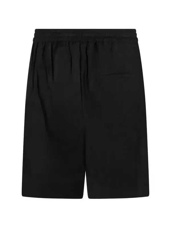 SEVEN GAUGE Wool Drawstring Shorts - Black
