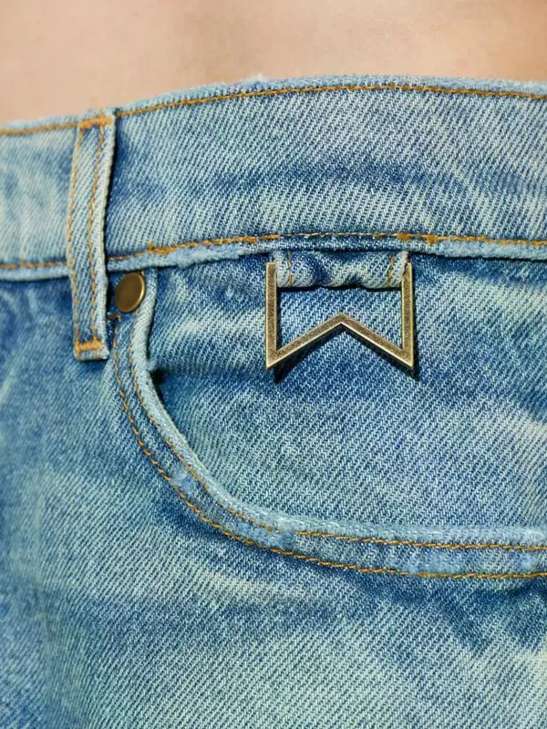Rhude Straight Jeans - Blue