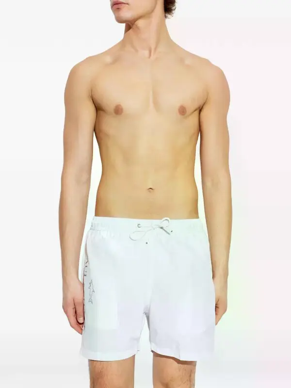 Paul & Shark Logo-print Swim Shorts
