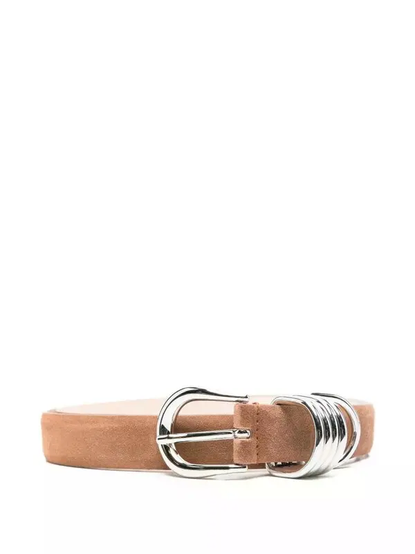 DEHANCHE Hollyhock Suede Belt - Brown