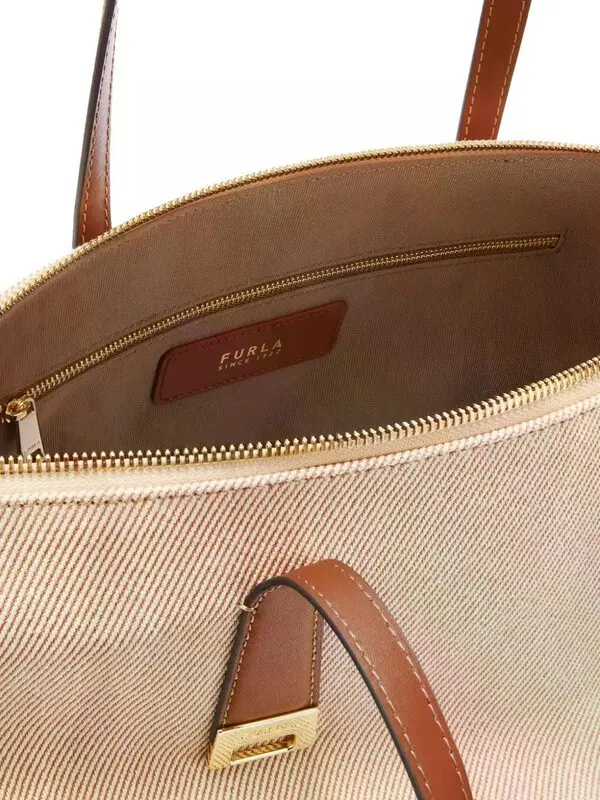 Furla Olivia Large Tote Bag - Neutrals