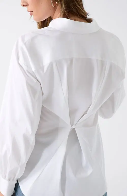 Guess Erika Stretch Cotton Poplin Button-up Shirt