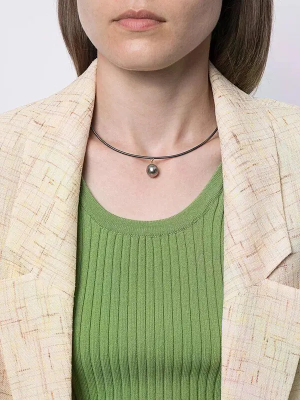 DALILA BARKACHE 18kt Black Gold Pearl Choker