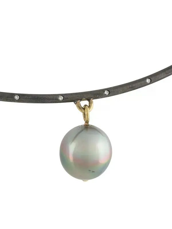 DALILA BARKACHE 18kt Black Gold Pearl Choker