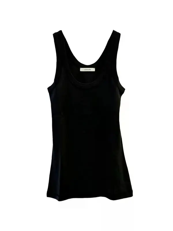 LEMAIRE Scoop-neck Tank Top - Black