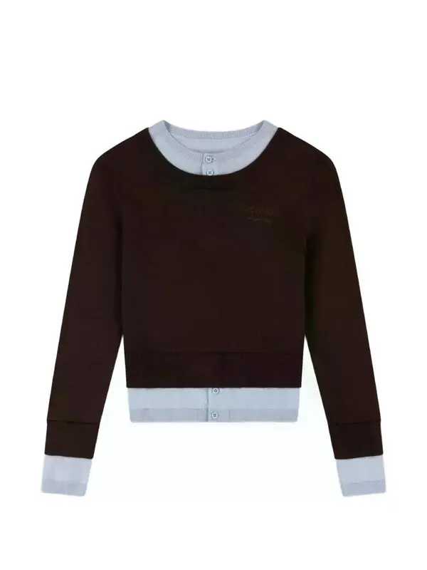 CHARLES JEFFREY Double Soft Sweater - Brown