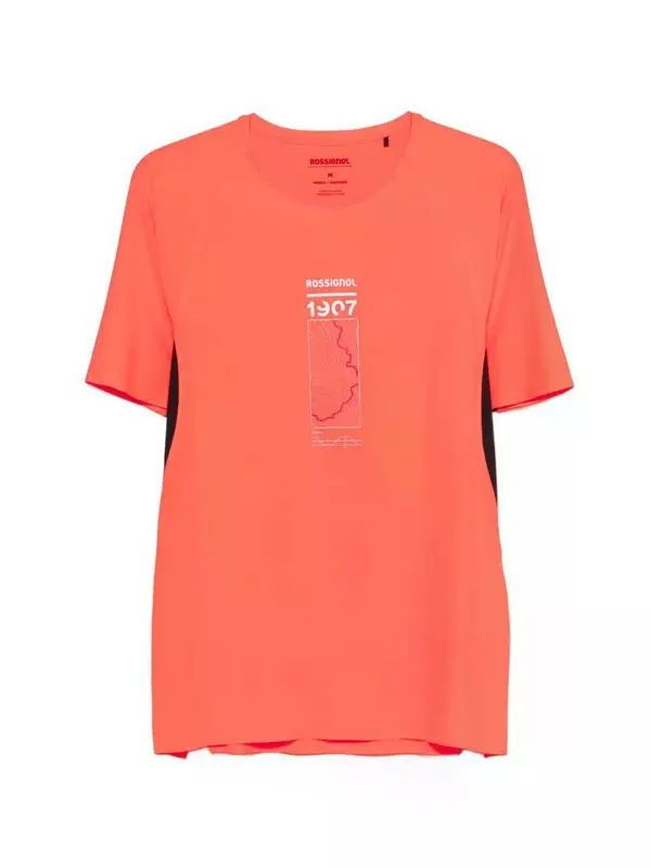 Rossignol Logo Print T-shirt - Orange