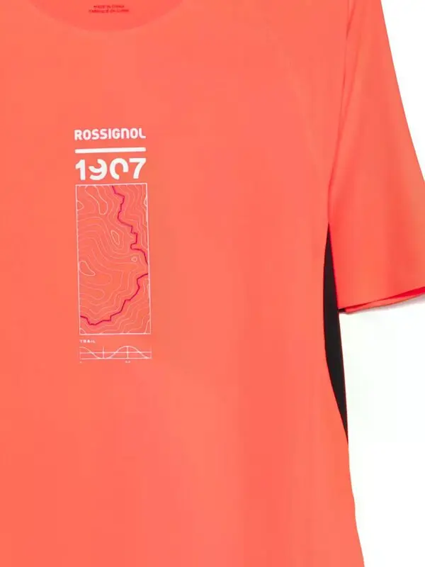 Rossignol Logo Print T-shirt - Orange