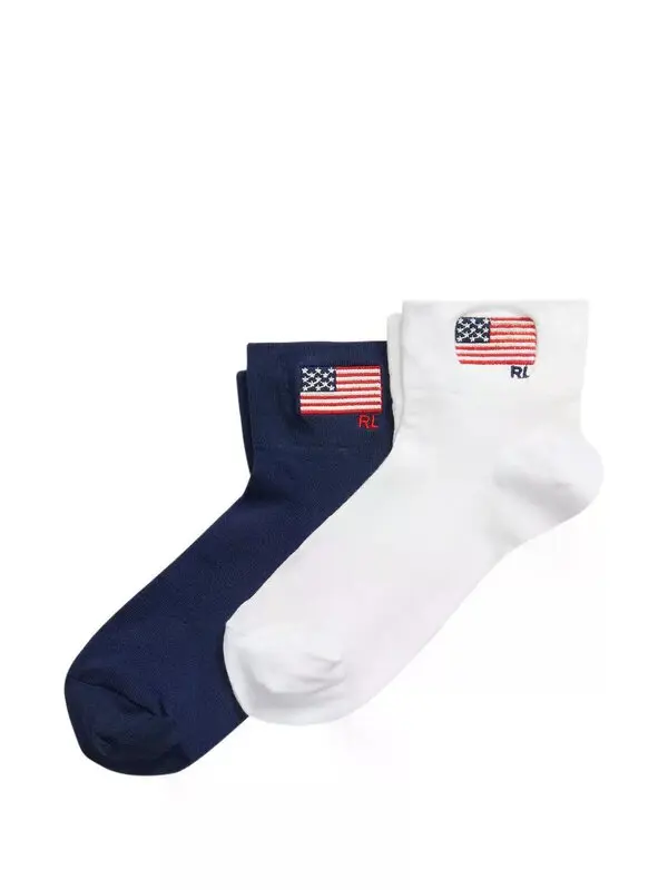 Polo Ralph Lauren Flag Logo Socks - Blue