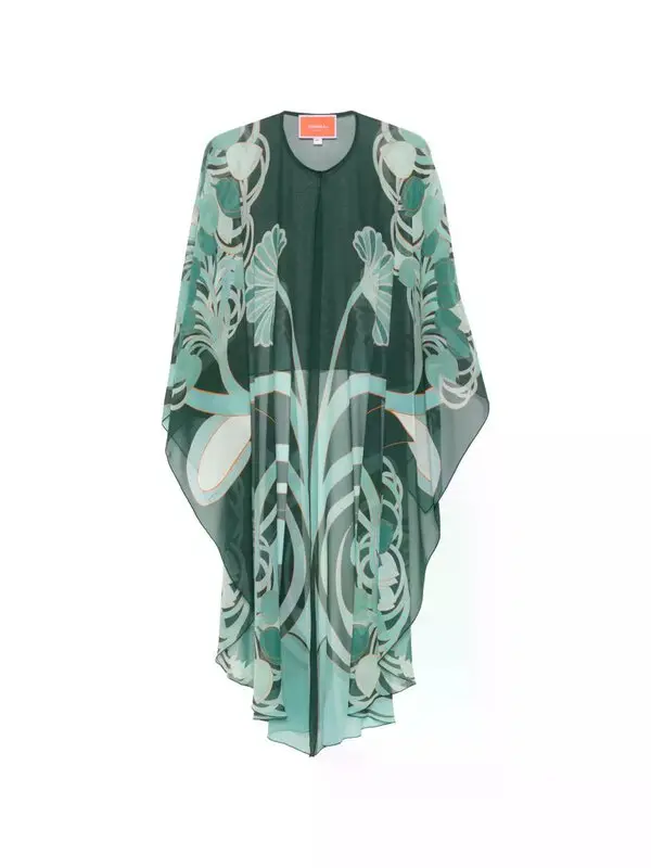 La DoubleJ Floral Beach Cover-up - Green