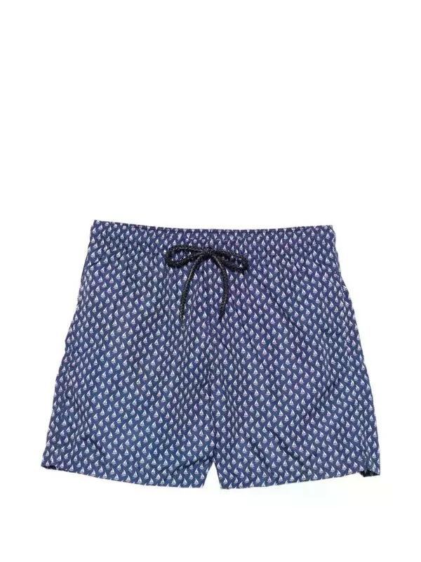 DRUMOHR Print Swim Shorts - Blue