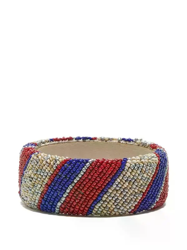 Malìparmi Striped Beaded Bracelet - Red