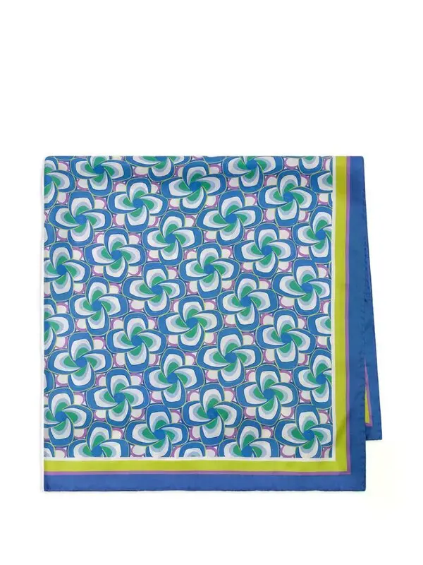 Malìparmi Printed Scarf - Blue