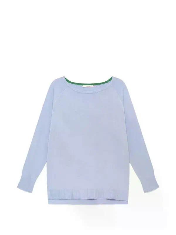 Malìparmi Contrasting Trim Sweater - Blue