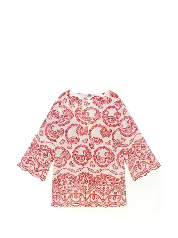 Malìparmi Broderie Anglaise Shirt - Red
