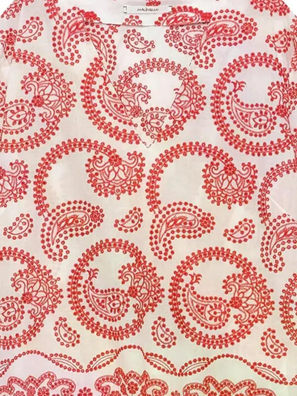 Malìparmi Broderie Anglaise Shirt - Red