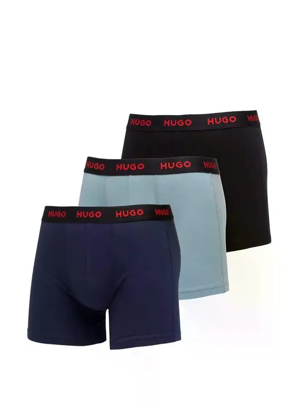 Hugo Logo Boxer Briefs - Black