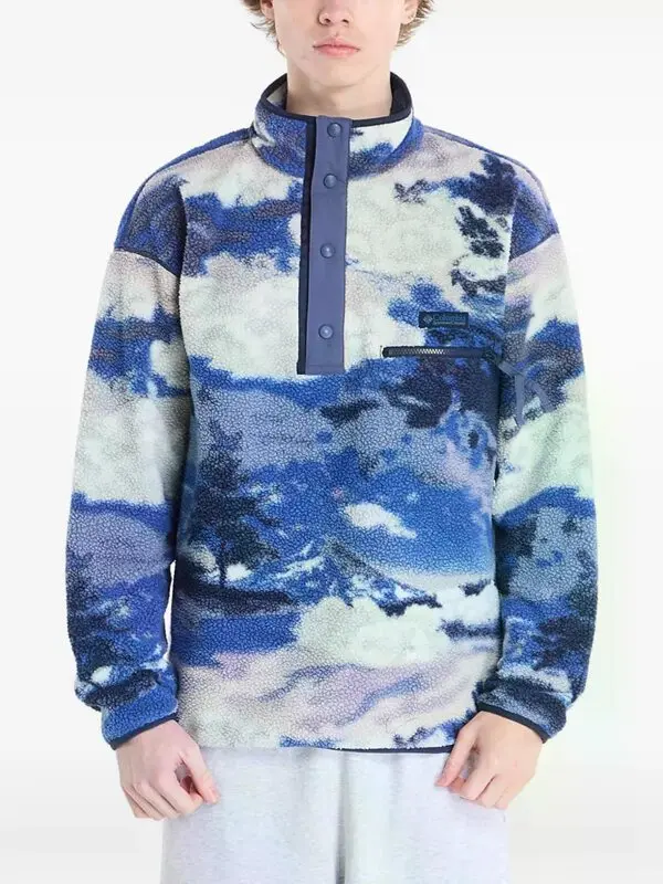 Columbia Helvetia™ Half-snap Printed Sweater - Blue